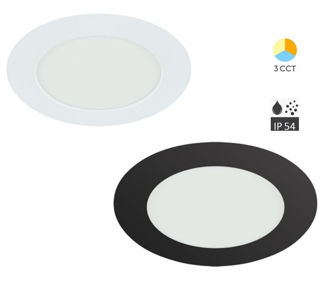 LED panel 18W vgradni 3CCT 1840lm IP54 WAFEL - GreenLight.si